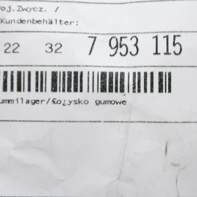 Original BMW 7' G12 8' G15 X3 G0 (2018-2019) Rubber Mounting ...