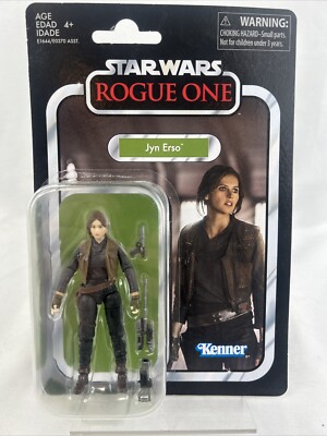 Star Wars Vintage Collection JYN ERSO Rogue One VC119 Action Fig Hasbro ...