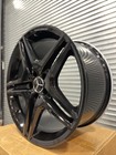 4PC 19" GLOSS BLACK AMG STYLE WHEELS RIMS FIT MERCEDES BENZ E300 E350 ...