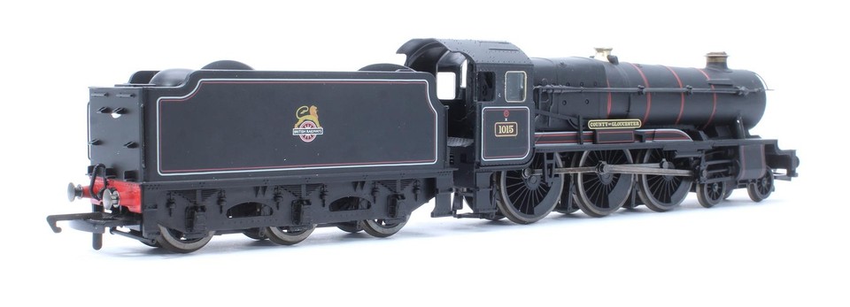 HORNBY 'OO' GAUGE R2097 BR BLACK 4-6-0 COUNTY CLASS #1015 STEAM ...