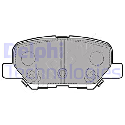 DELPHI Disc Brake Pad Set For MAZDA MITSUBISHI PEUGEOT CITROEN Saloon ...