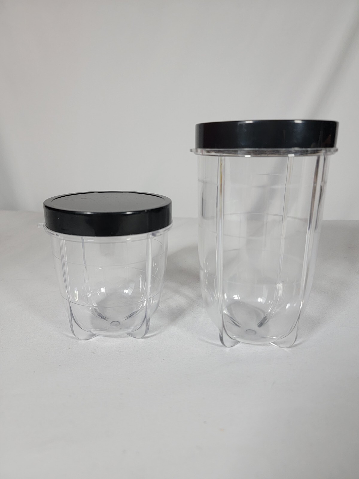 Magic Bullet Replacement Parts Short and Tall Blender Cups Lot of 2 ...