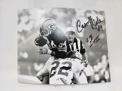 Green Bay Packers Carroll Dale Signed 8x10 Photo SB I & II Champ COA ...