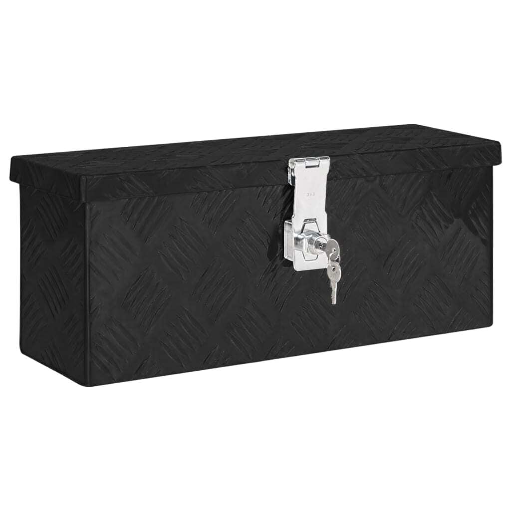 Aluminium Box Trapezoid Storage Chest Trunk Organiser Toolbox Belt Box ...