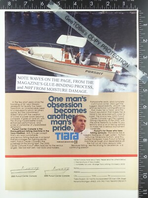 1981 ADVERTISEMENT for S2 Tiara Pursuit 2200 Center Consol fishing boat ...