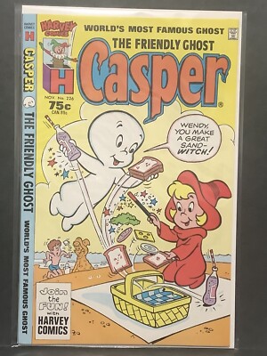 Casper the Friendly Ghost - #226 - Harvey - Direct - 1983 - F/VF | eBay