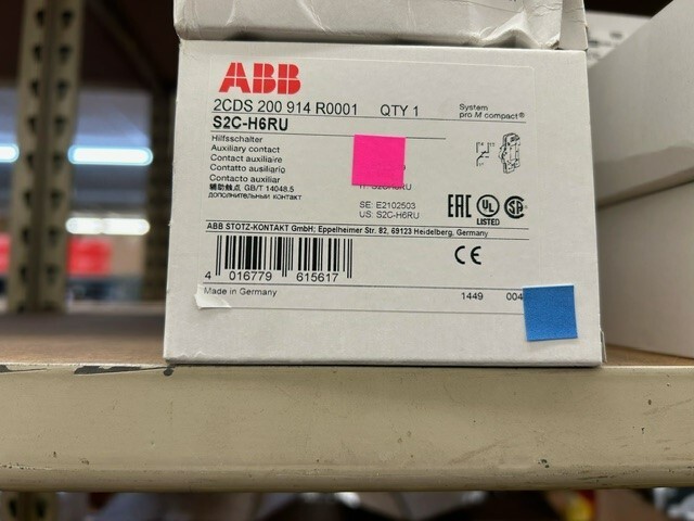 ABB S2C-H6RU AUXILIARY CONTACT for sale online | eBay
