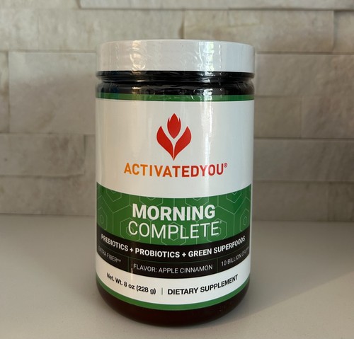 Activated You Morning Complete Superfoods , APPLE/CINNAMON flavor 8 oz ...