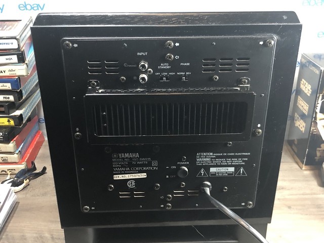 Yamaha YST-SW015 Powered Subwoofer for sale online | eBay