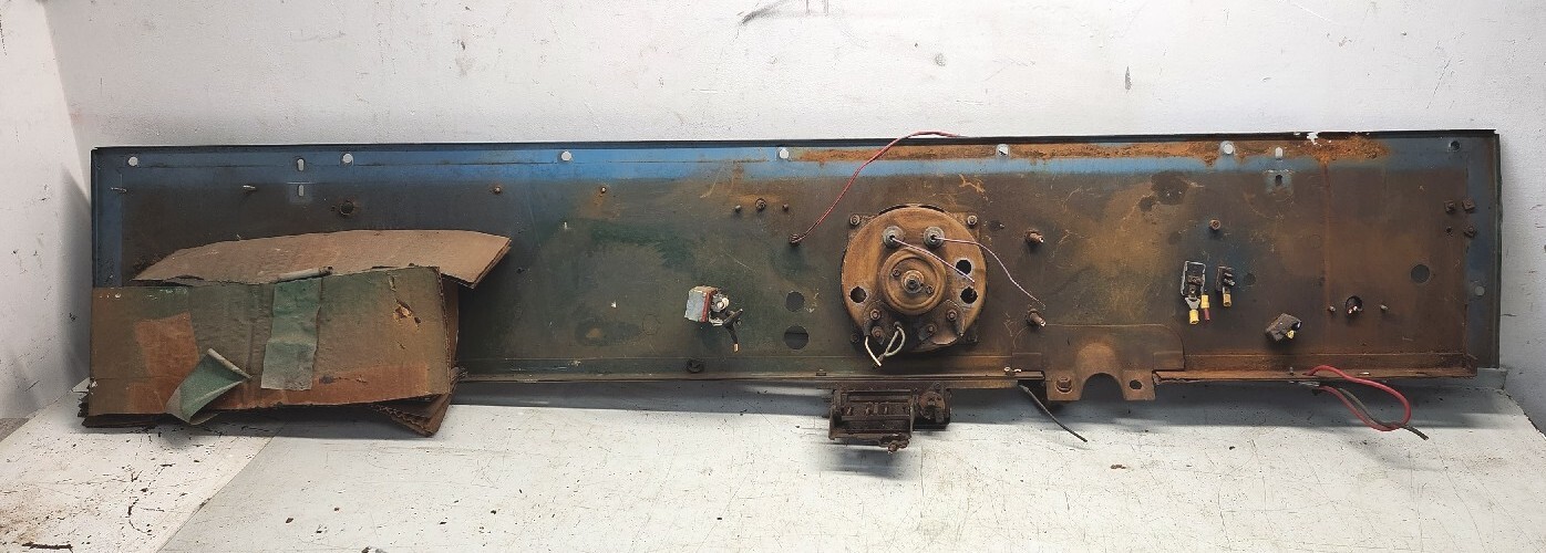 Jeep KAISER AMC CJ CJ5 59-71 GREEN Dash Plate DASHBOARD Frame Interior ...