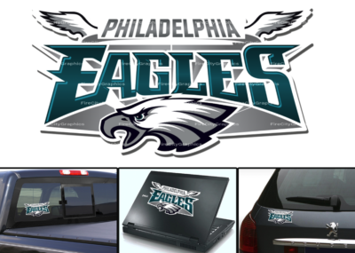 Philadelphia Eagles Sticker Decal - Die Cut Waterproof Vinyl | eBay