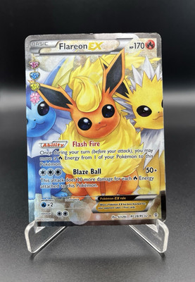 Flareon EX Full Art RC28/RC32 Generations: Radiant Collection Pokemon ...
