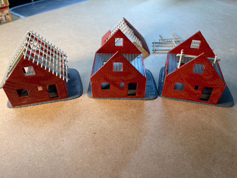 3 HO Scale Houses Under Construction From 1960's | eBay