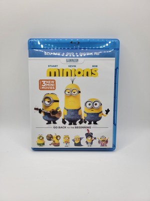 Minions (Blu-ray + DVD + Digital) 3 New Mini Movies 25192188701| eBay
