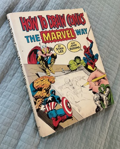 How to Draw Comics the Marvel Way, HTF Hardcover (HC), 1978, Lee ...