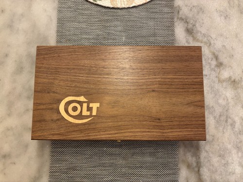 Hand Crafted light Colt Solid wood Storage boxes, gun case, display box ...