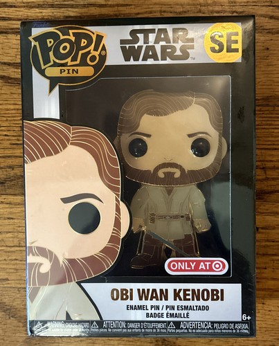 Funko Star Wars POP! Pin Obi-Wan Kenobi Large Enamel Pin NEW | eBay
