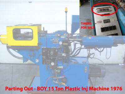 COMPLETE TIMER ASSEMBLY BOY 15 TON PLASTIC INJECTION MOLDING MACHINE ...