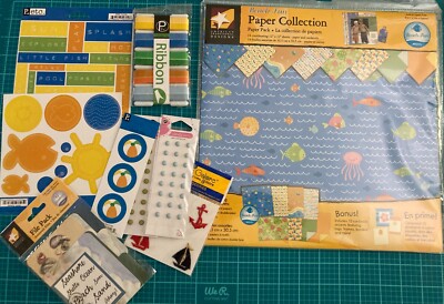 American Traditional Designs Kit Scrapbook Papers Pebbles Stickers ...