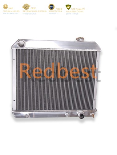 4 Row Aluminum Radiator For 1963-1966 Chevy C/K 10 20 30 Pickup Truck ...