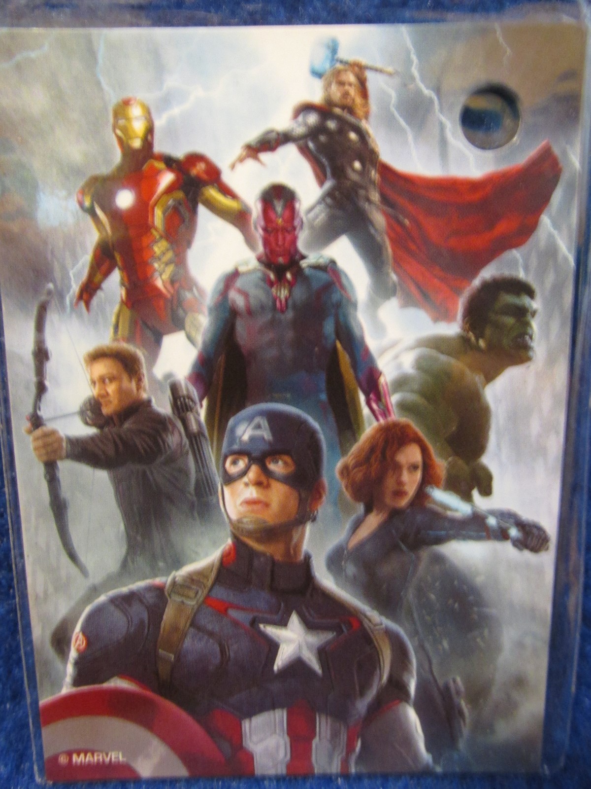 2015 Avengers: Age of Ultron Magnetic CARD by Bull Eye Toys U-Pick-1 ...