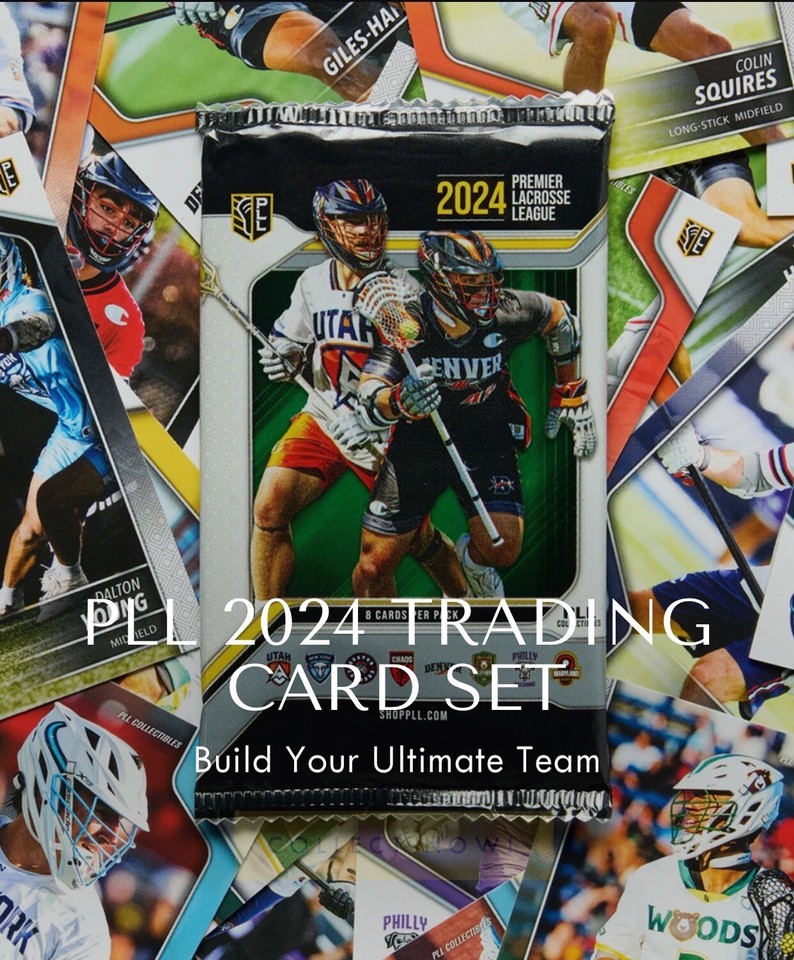 2024 PLL Lacrosse Card Box Autos Parallels Relics RC and Draft 20 ...
