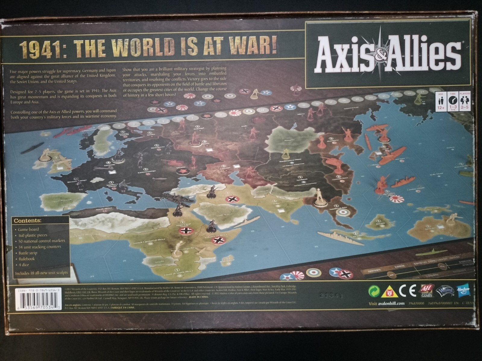 Axis & Allies 1941 A WWII Strategy Game - Complete | eBay