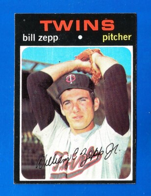 1971 Topps BASEBALL SET BREAK #271 BILL ZEPP MINNESOTA TWINS (JP1) | eBay