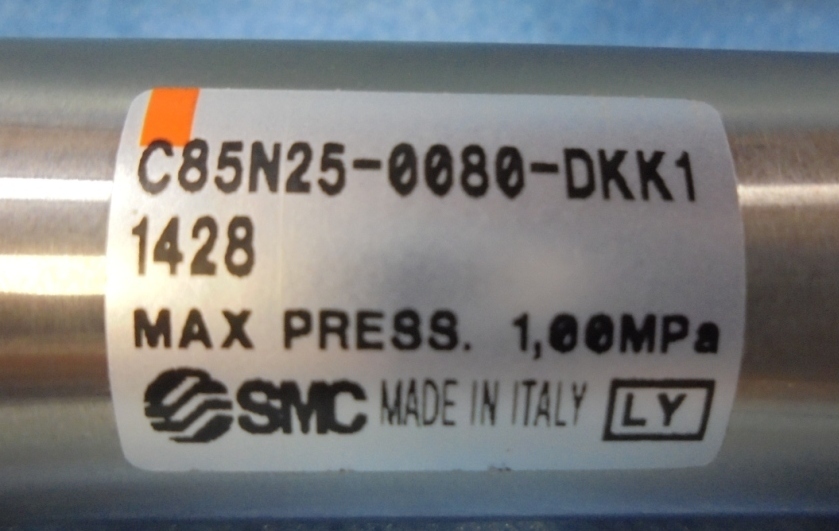 SMC DOUBLE ACTING CYLINDER, C85N25-0080-DKK11428, 25 MM BORE, 80 MM ...