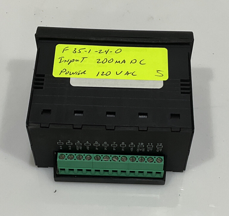 SIMPSON F35-1-24-0 FALCON F35 SERIES DIGITAL PANEL METER INPUT 200 AMP ...