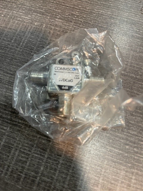 COMMSCOPE SV-DC-6G T-Type Directional Coupler, DC coupler 2-way ...