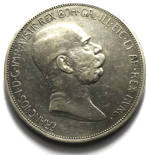 1908 Austria 5 Five Corona Silver Coin KM# 2809 | eBay