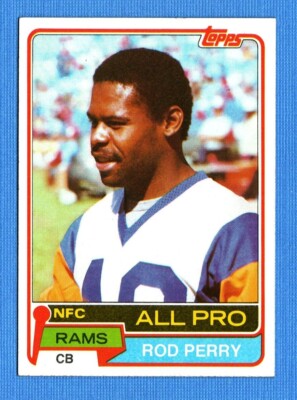1981 Topps #340 Rod Perry NM Rams | eBay
