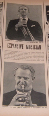 1951 ARTICLE ~ TOMMY ALEXANDER TRUMPET PLAYER JAZZ TRUMPETEER | eBay