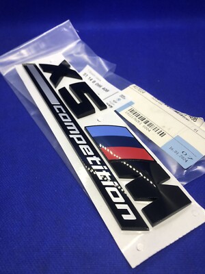 Logo Badge Emblème BMW X5 M X5M competition 51148096408 Original F15 ...