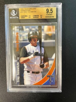 TROY TULOWITZKI TULSA DRILLERS BGS 9.5 CARD | eBay