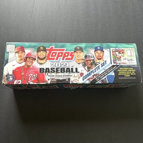 2021 Topps MLB Baseball Complete Factory Set 660 Cards Open Box | eBay
