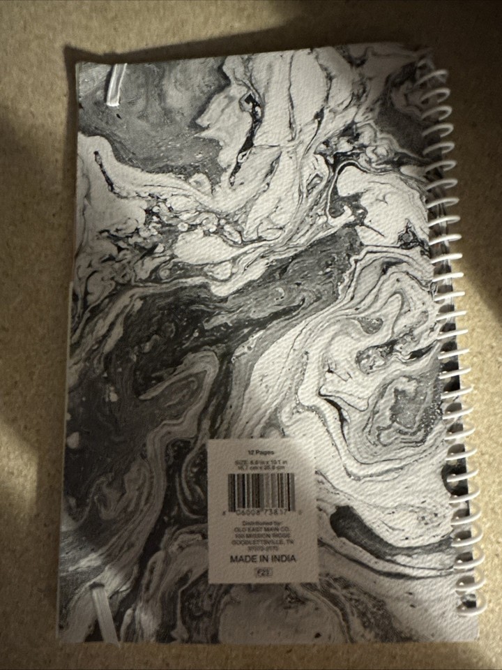 Home Finance Bill Organizer w/ Pockets Monthly Budget Planner Marble ...