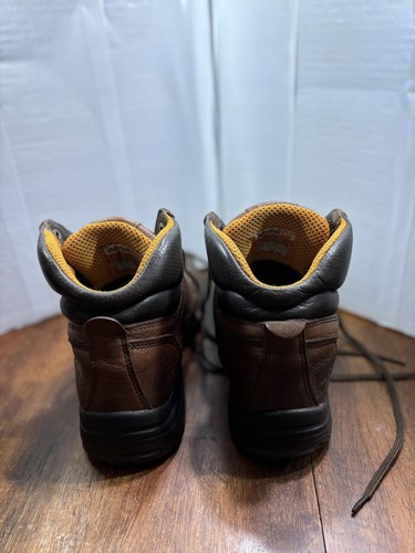 Timberland Pro PowerFit Steel Toe Brown Leather MensWork Boots 10.5 ...