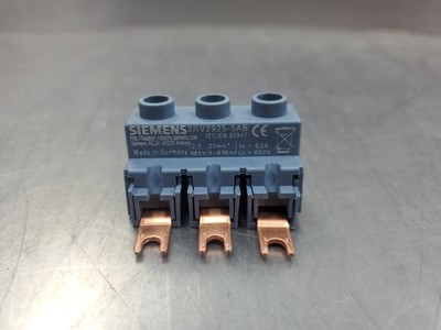 SIEMENS 3RV2925-5AB BUSBAR 3-Pole Terminal Connector. 4E-38 | eBay