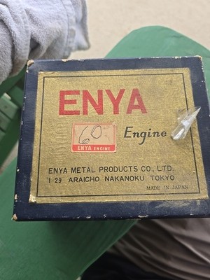 Vintage ENYA 60 Model 7032 Engine Made In Japan RC Airplane Glow Motor ...