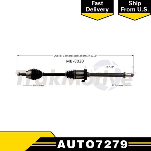 Front Right Passenger CV Axle Joint Shaft For 2006-2011 Mercedes-Benz ...