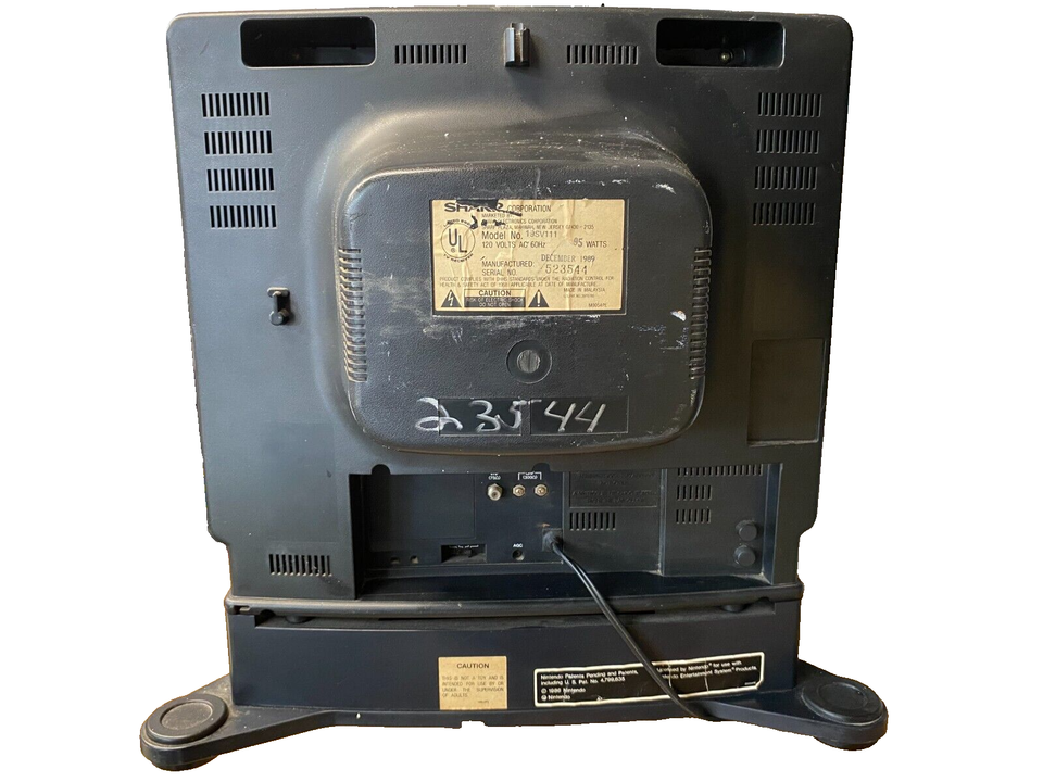 Nintendo NES Sharp TV Game Television Holy Grail Collection Piece ...