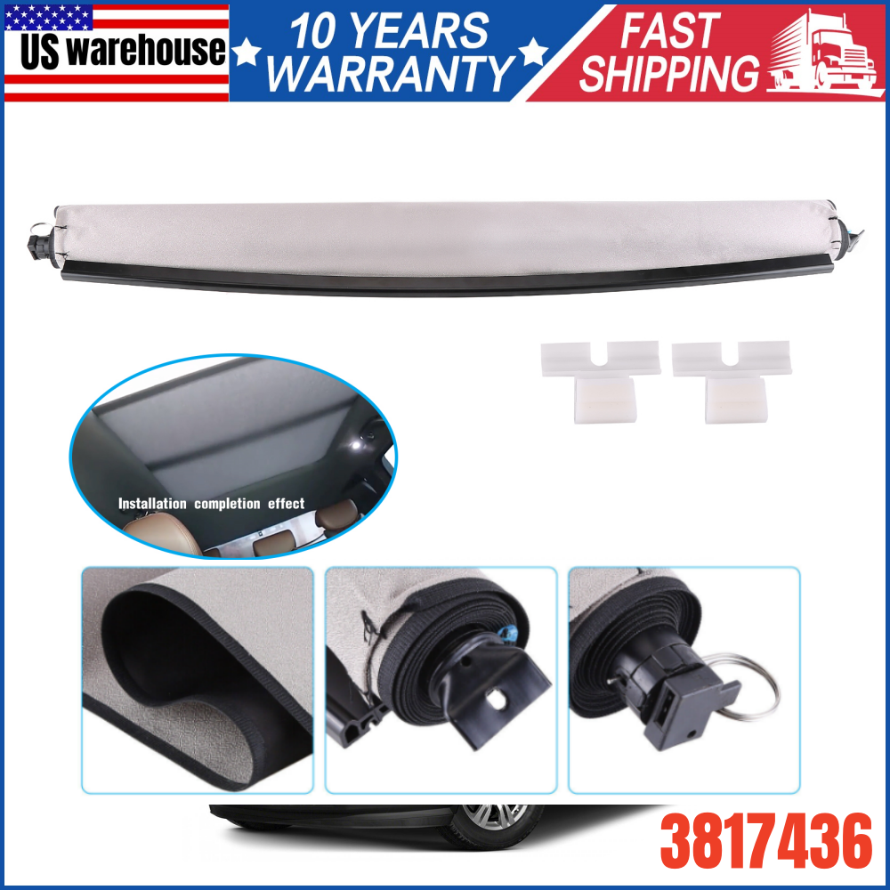 For Cadillac SRX 2010-2016 Beige Sunroof Sun Roof Curtain Shade Cover ...