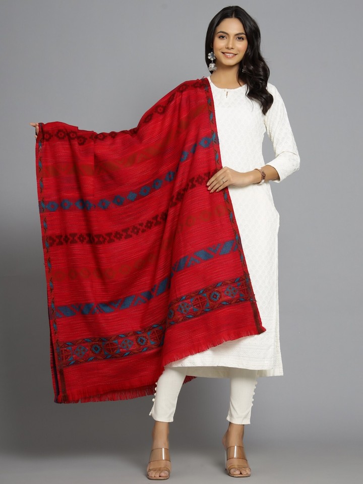 Womens Mens 100% Cashmere Indian Oversized Blanket Wool Scarf Shawl ...