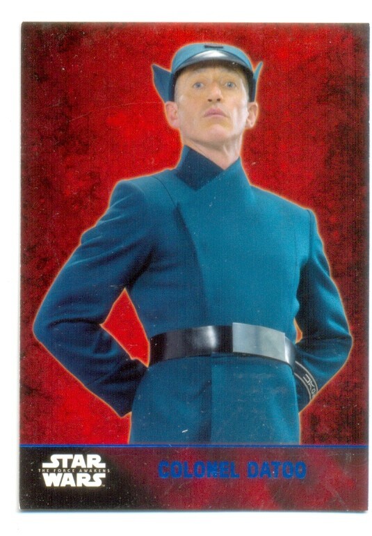 2015 Star Wars The Force Awakens Series 1 Trading Card BLUE - Colonel ...