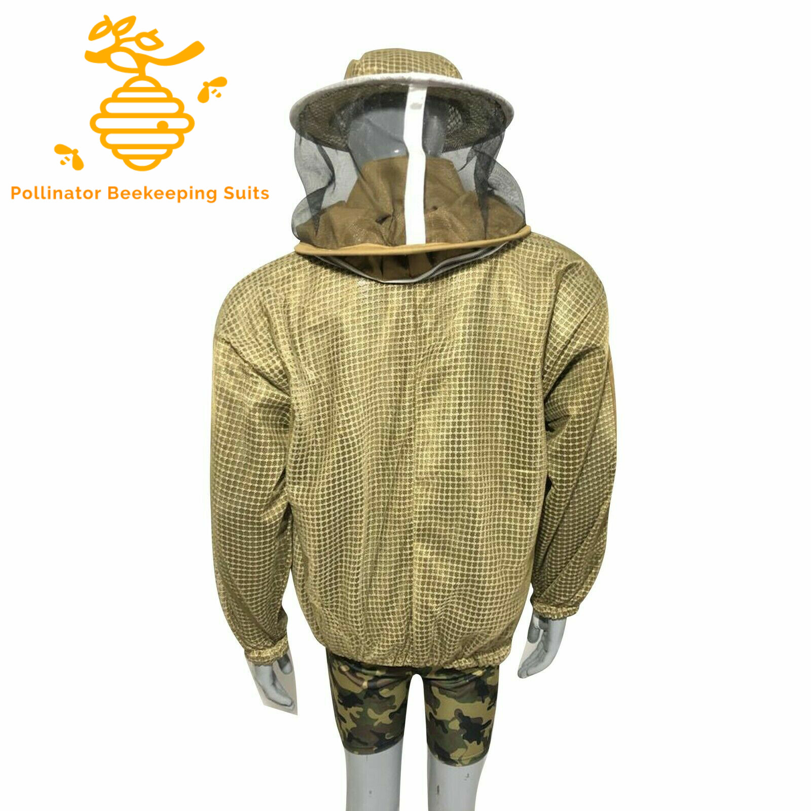 BEEKEEPERS 3 LAYER ULTRA VENTILATED BEE JACKET ROUND VEIL KHAKI COLOR ...