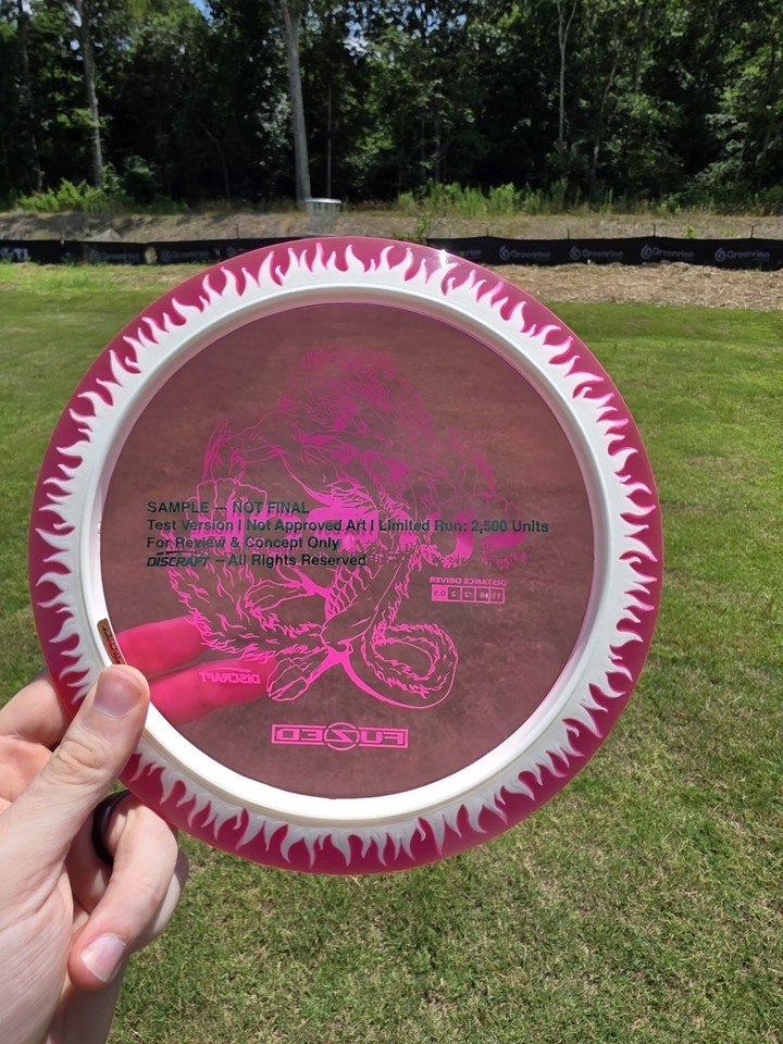 Discraft Sample FuZed Scorch - Flame Ring - Disc Golf Driver | eBay