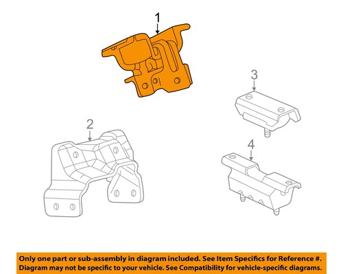 GM OEM 97-20 Avalanche 1500 Engine Engine Trans Mounting-Motor Mount ...