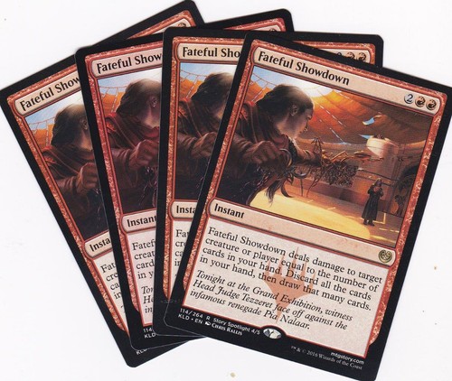 MTG: Kaladesh; Fateful Showdown X 4 | eBay